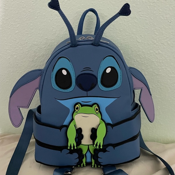 Loungefly | Bags | Loungefly Disney Lilo Stitch Frog Figural Mini ...